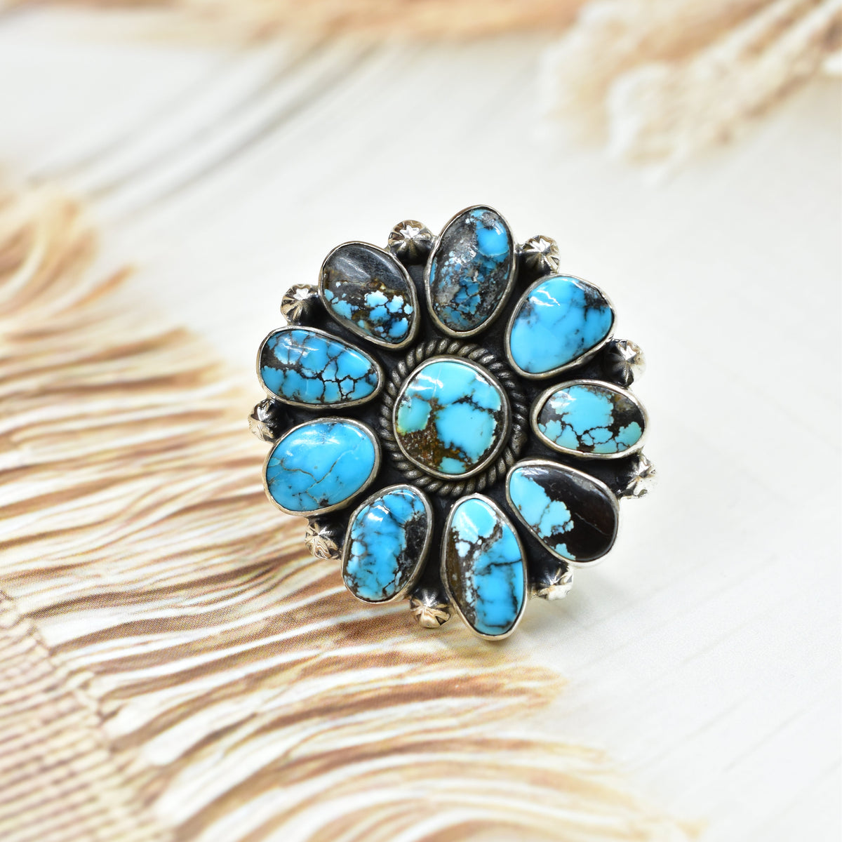 Desert Blue Jasper Blooming Rings – My Julrae - Krush Kandy Jewelry