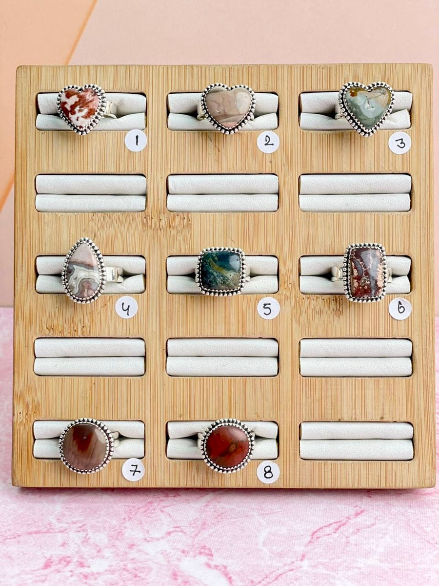 Mixed Stone Slab Rings – My Julrae - Krush Kandy Jewelry