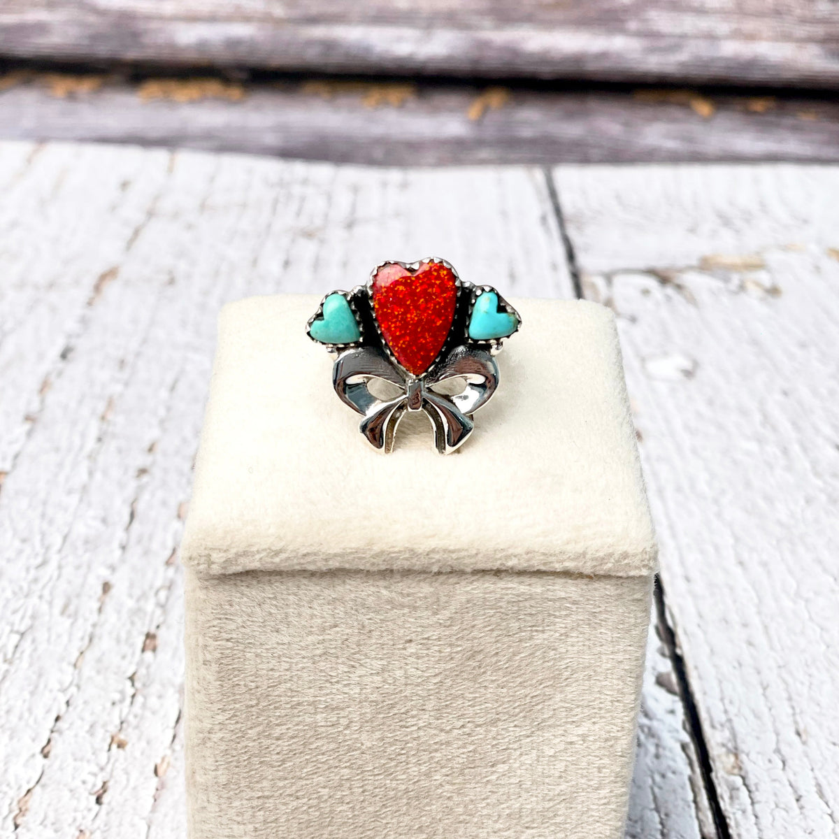 Delicate Heart Bow Bliss Ring – My Julrae - Krush Kandy Jewelry