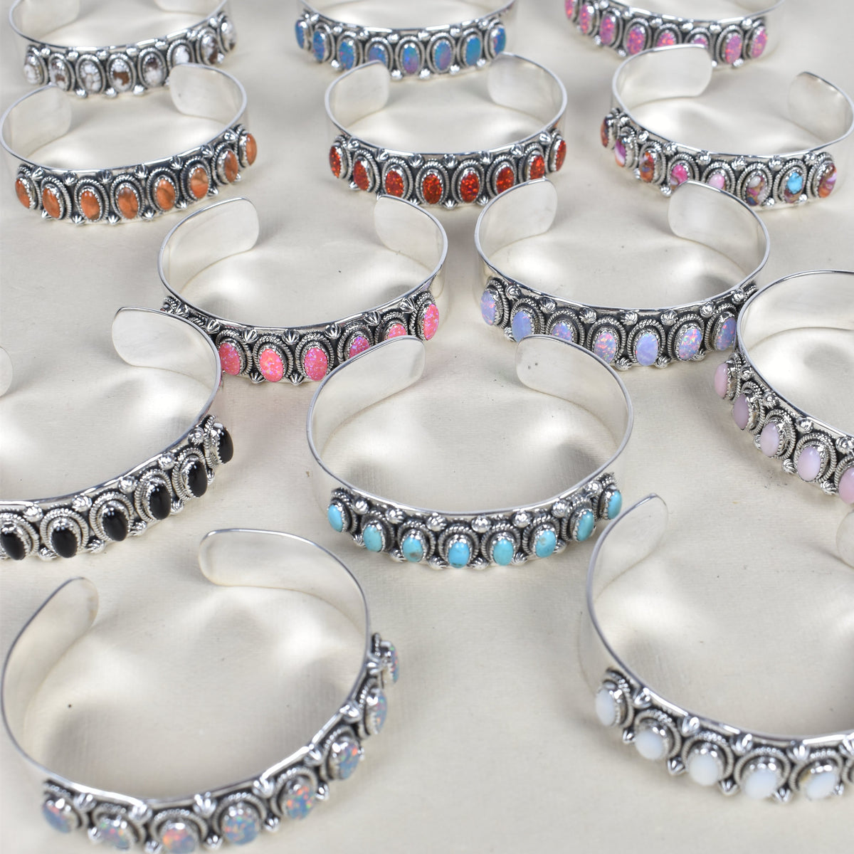 Octet Gem Sterling Silver Cuff – My Julrae - Krush Kandy Jewelry